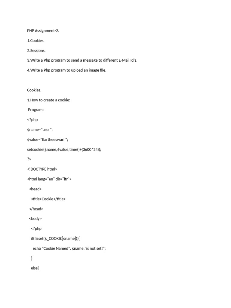 Ucs 210612 | PDF | Http Cookie | Php