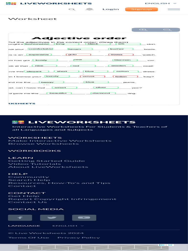 Worksheet Live Worksheets | PDF | Career & Growth | Foreign Language ...