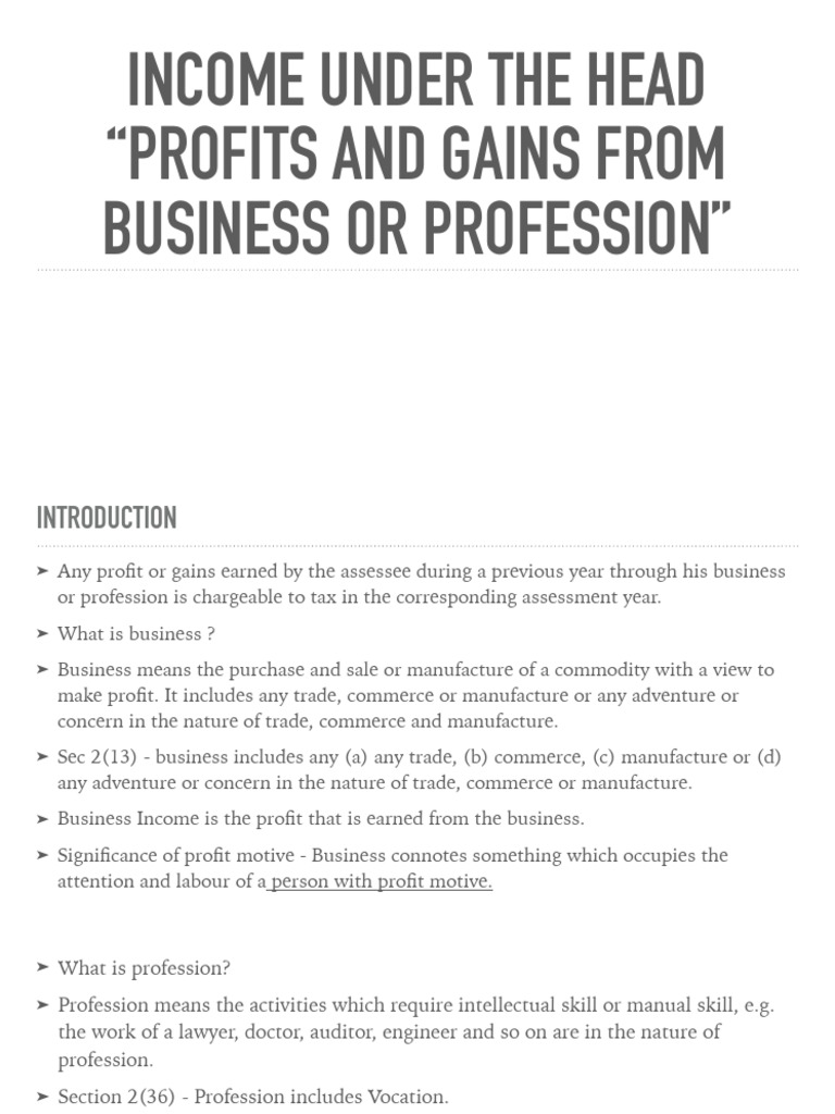 PGBP income | PDF | Income | Taxes PGBP income | PDF | Income | Taxes