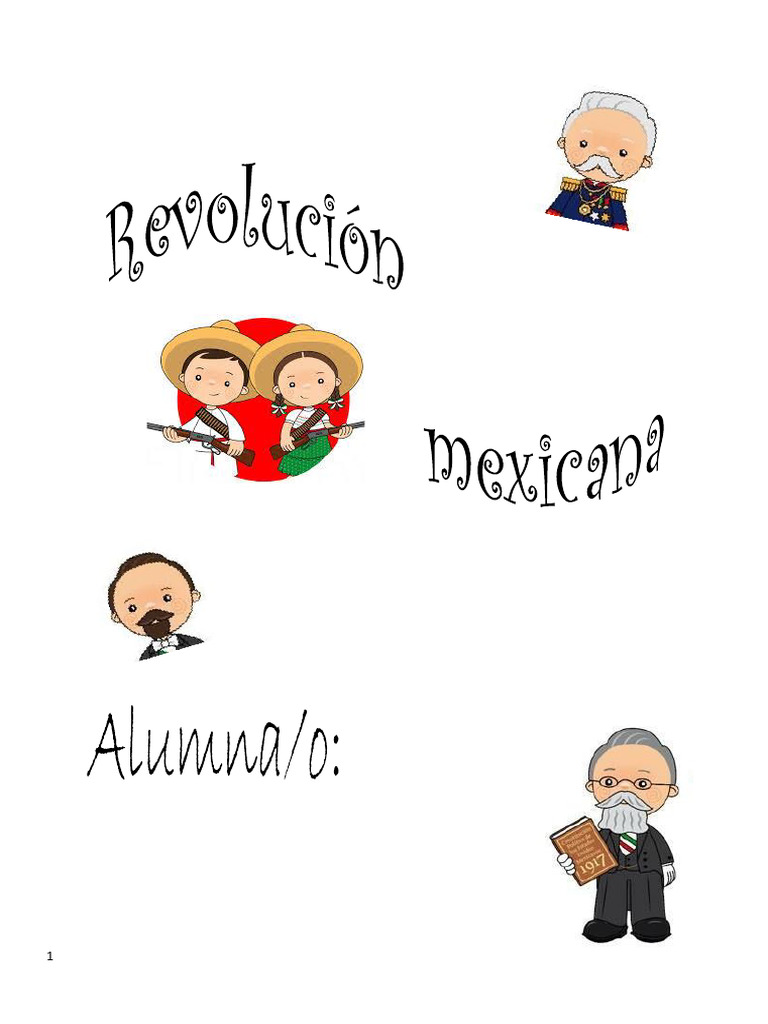 CUADERNILLO REVOLUCION MEXICANA | PDF | revolución mejicana | México
