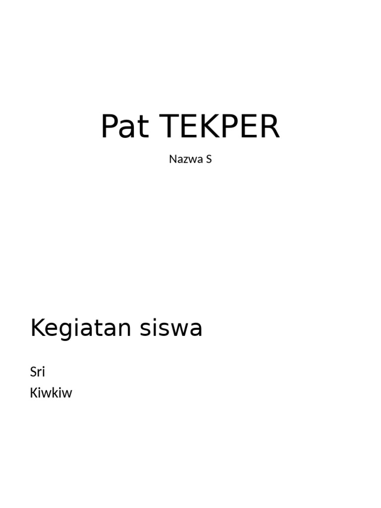 Pat TEKPER-WPS Office | PDF