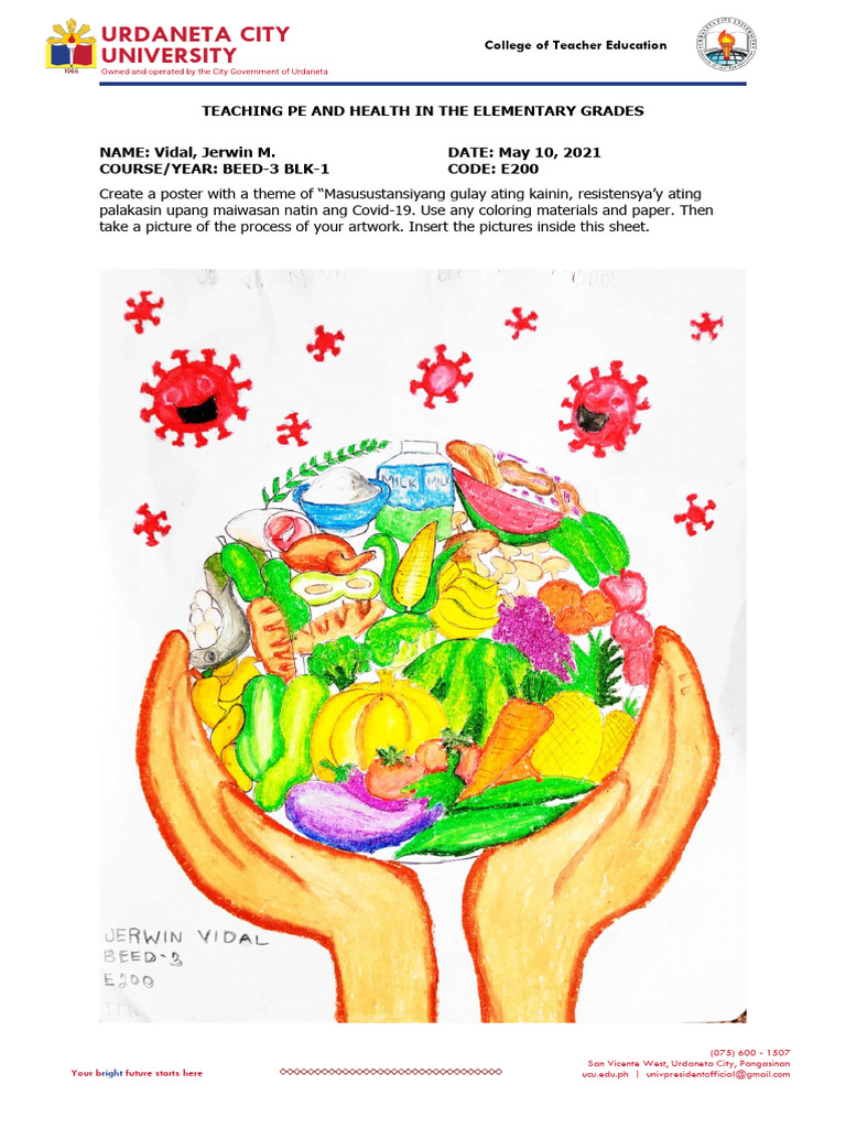 Activity (Nutrition) Jerwin Vidal | PDF