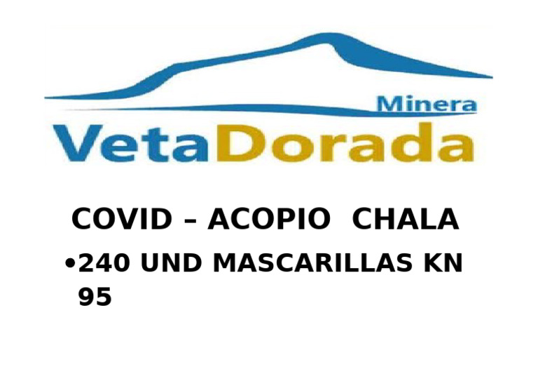 Etiqueta Logo - Covid Secocha - Chala - Pedregal | PDF