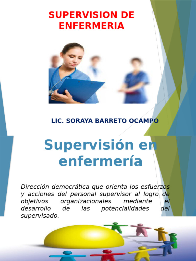 Supervision de Enfermeria 2023 Resumen | PDF | Enfermería | Liderazgo