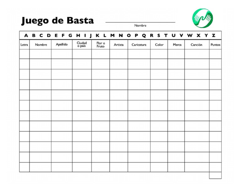 juego basta | PDF