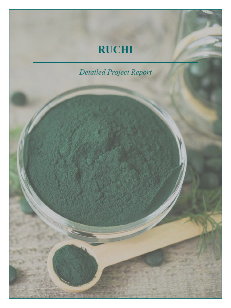 DPR Ruchi | PDF | Vitamin | Water