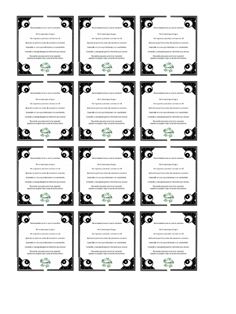 Docu para Imprimir Recomendaciones de Uso | PDF