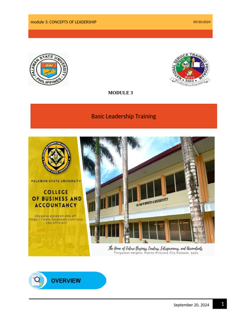 Module 3 CWTS 1 Concept of Leadership | PDF | Leadership | Servant ...