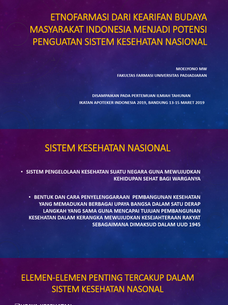 Simpo 7 - Mulyono - Etno Farmasi Dari Kearifan Budaya Masyarakat Indonesia Menjadi Potensi ...