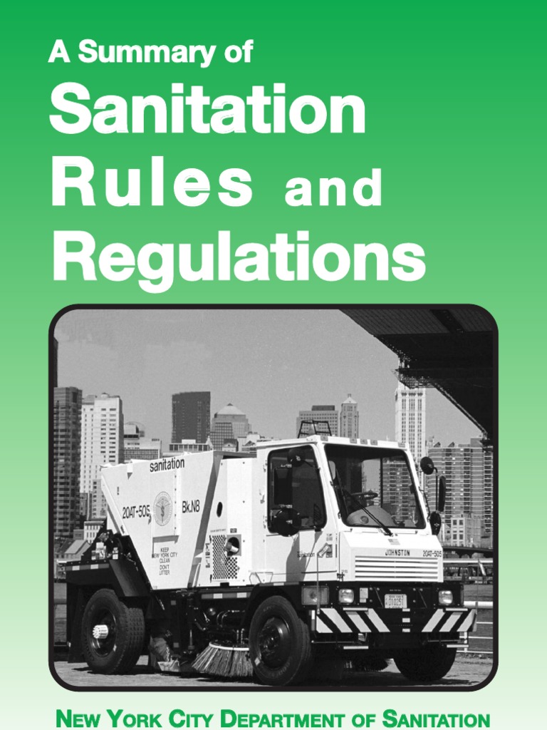 DSNY Rules Reg | PDF | Battery (Electricity) | Recycling