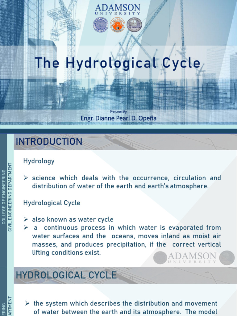 1.-HYDROLOGICAL-CYCLE | PDF | Water Cycle | Water