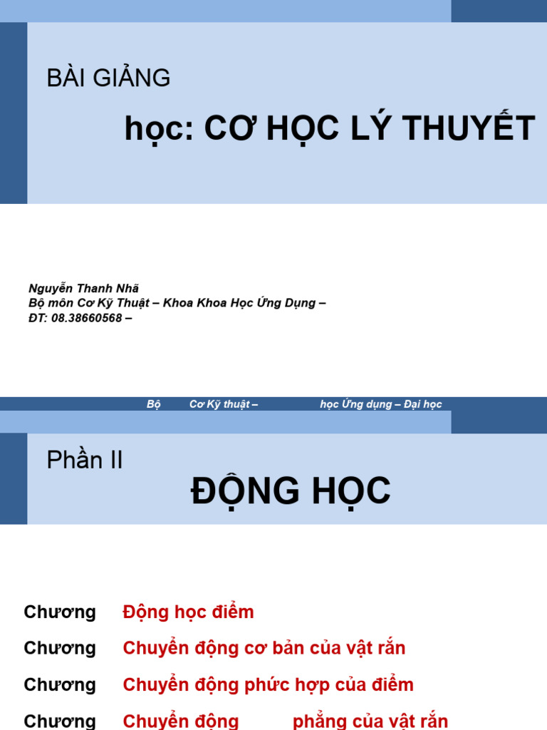 Co Ly Thuyet Nguyen Thanh Nha Phan 2 Dong Hoc Chuong 9 Chuyen Dong Song Phang (Cuuduongthancong ...