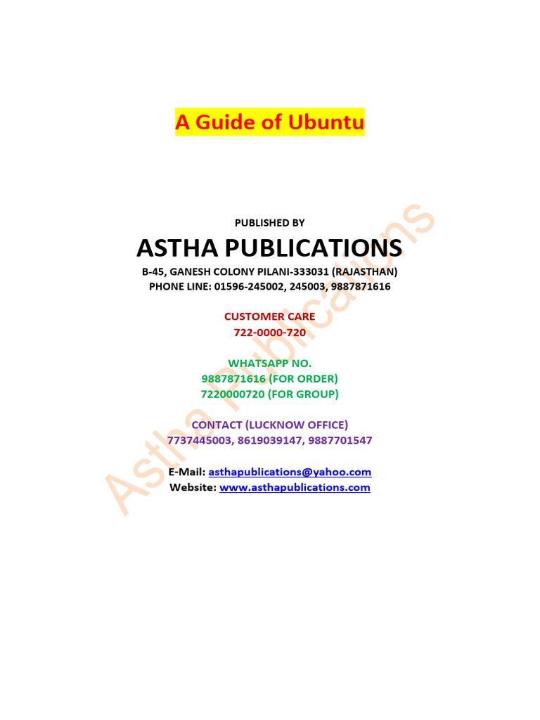 Ubuntu ENG | PDF | Desktop Environment | Linux