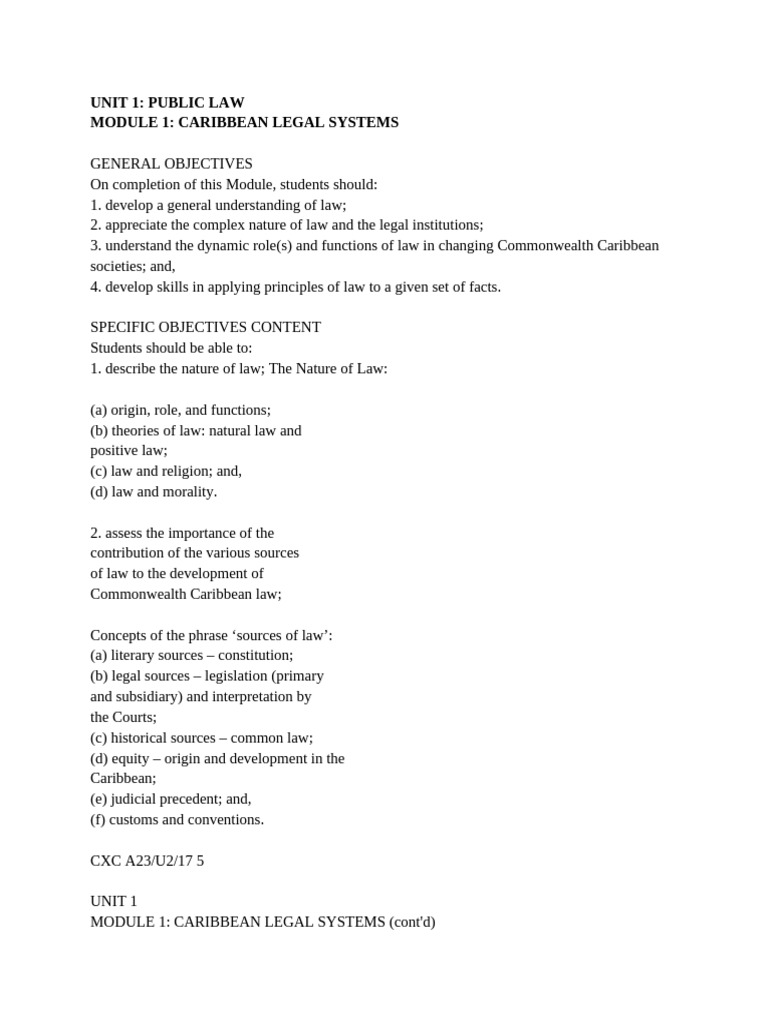 Law Unit 1 Full Syllabus & | PDF | Mens Rea | Crimes