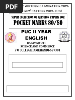 II PUC English New Notes - 2025 | PDF