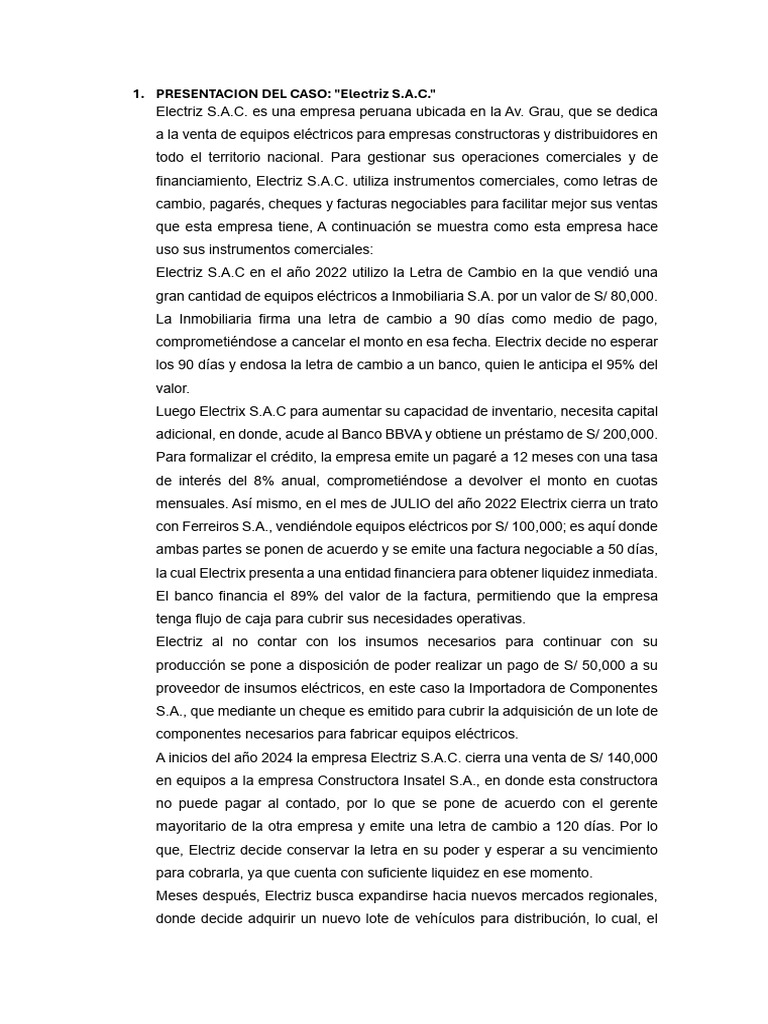 PRESENTACION DEL CASO -LCYT | PDF | Bancos | Business