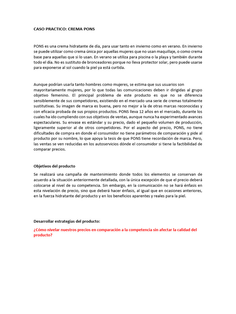 Caso Práctico_ PONS | PDF