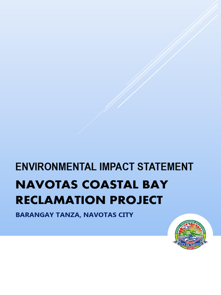 Navotas Coastal Bay Reclamation Project | PDF | Environmental Impact ...