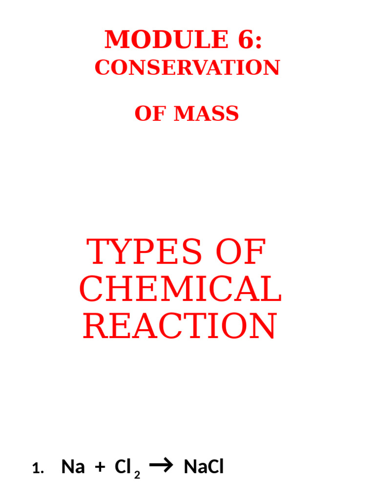 Q4 Module 6 Conservation of Mass | PDF | Teaching Methods & Materials ...