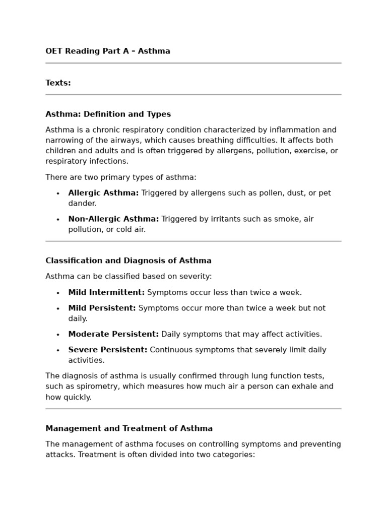 mock 9 A | PDF | Asthma | Medical Specialties