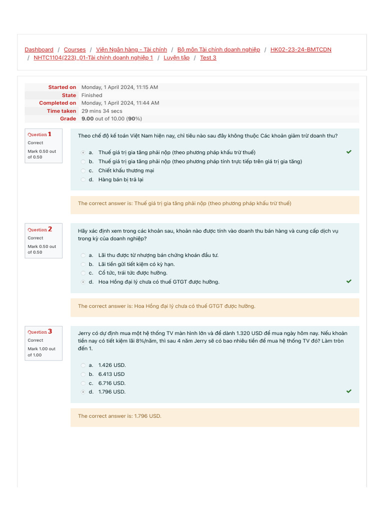Đề ôn tập TCDN 1 - GV Lê Thu Thuỷ | PDF