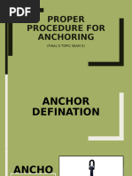 Anchor Chain and Locker Arrangement | PDF | Anchor | Shipping