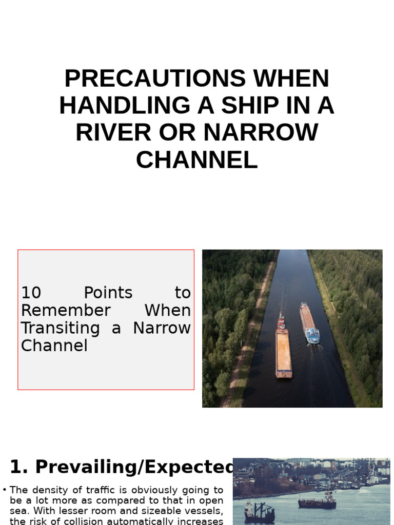 Vessel in Narrow Channel 2 | PDF