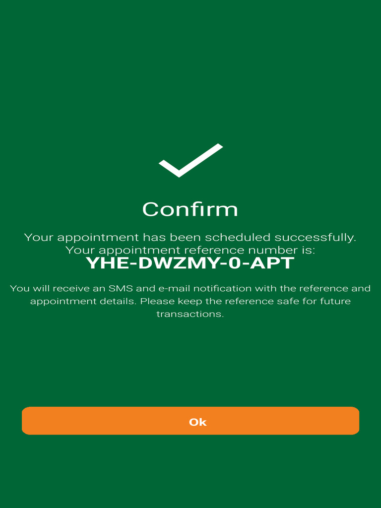 DHA Branch Appointment Booking System | PDF