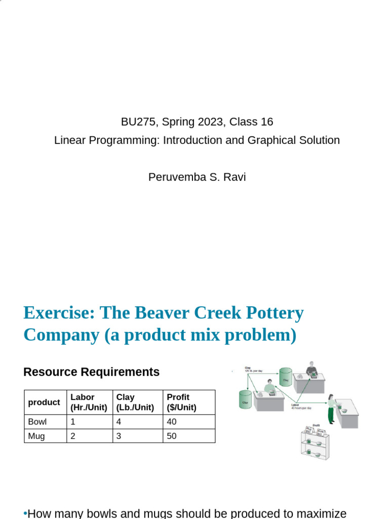Bu275 | PDF | Mathematical Optimization | Linear Programming