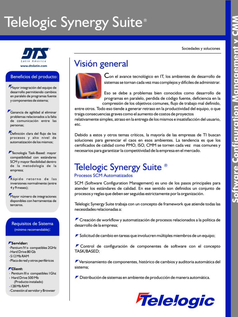Folder Synergy - Espanhol | PDF | Software | Business