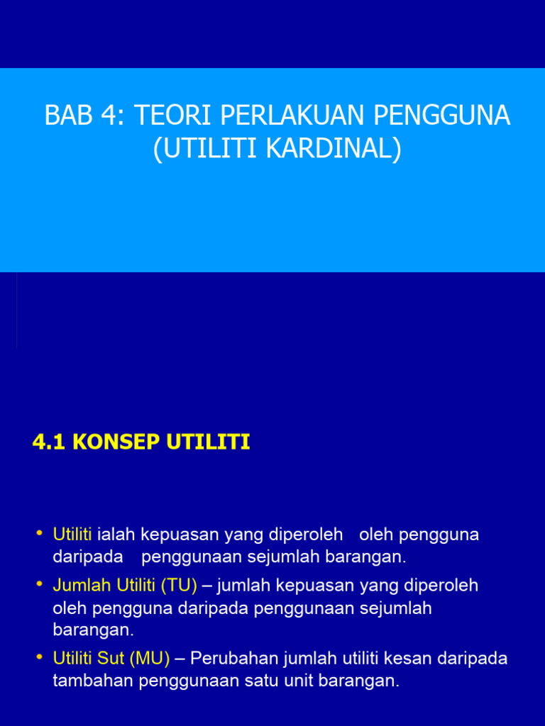 Bab 4 Teori Perlakuan Pengguna | PDF