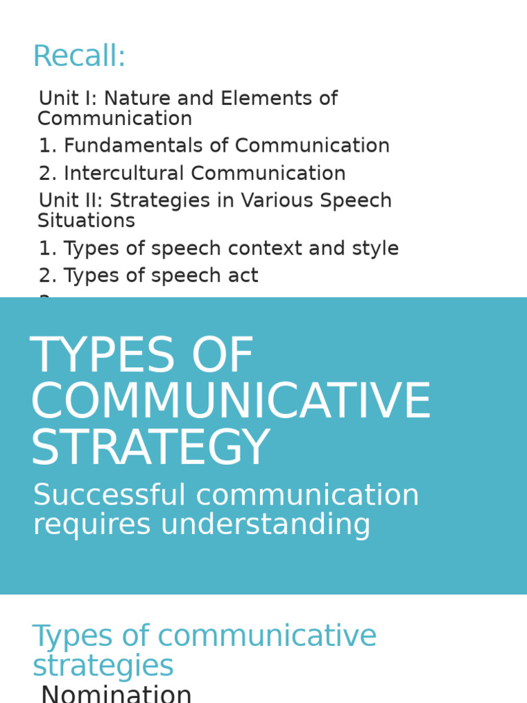 Recall | PDF | Communication | Cognition