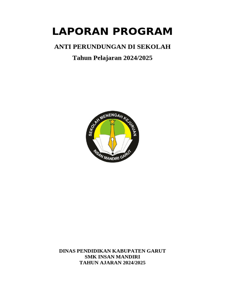 Program Pencegahan Anti Perundungan | PDF
