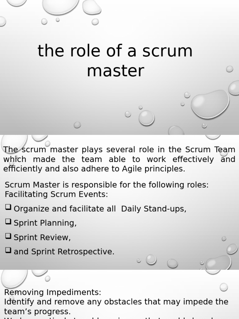 Scrum Roles | PDF | Scrum (Software Development) | Business