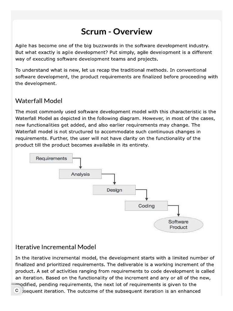 Scrum Overview | PDF