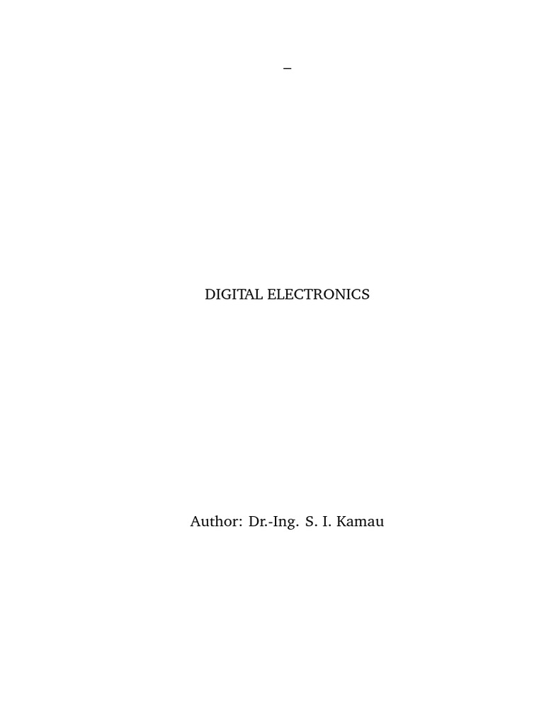 Digital Book 1 | PDF | Digital Electronics | Computer Engineering