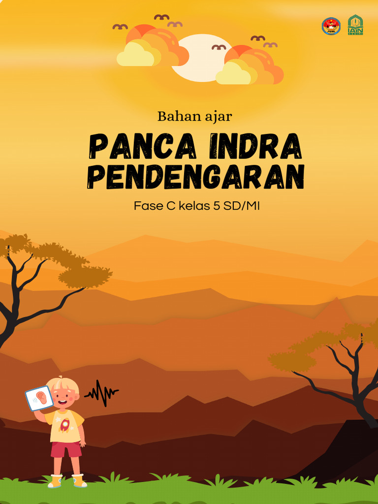 Bagian Telinga Poster Pendidikan Coklat Kuning Garis Sederhana | PDF
