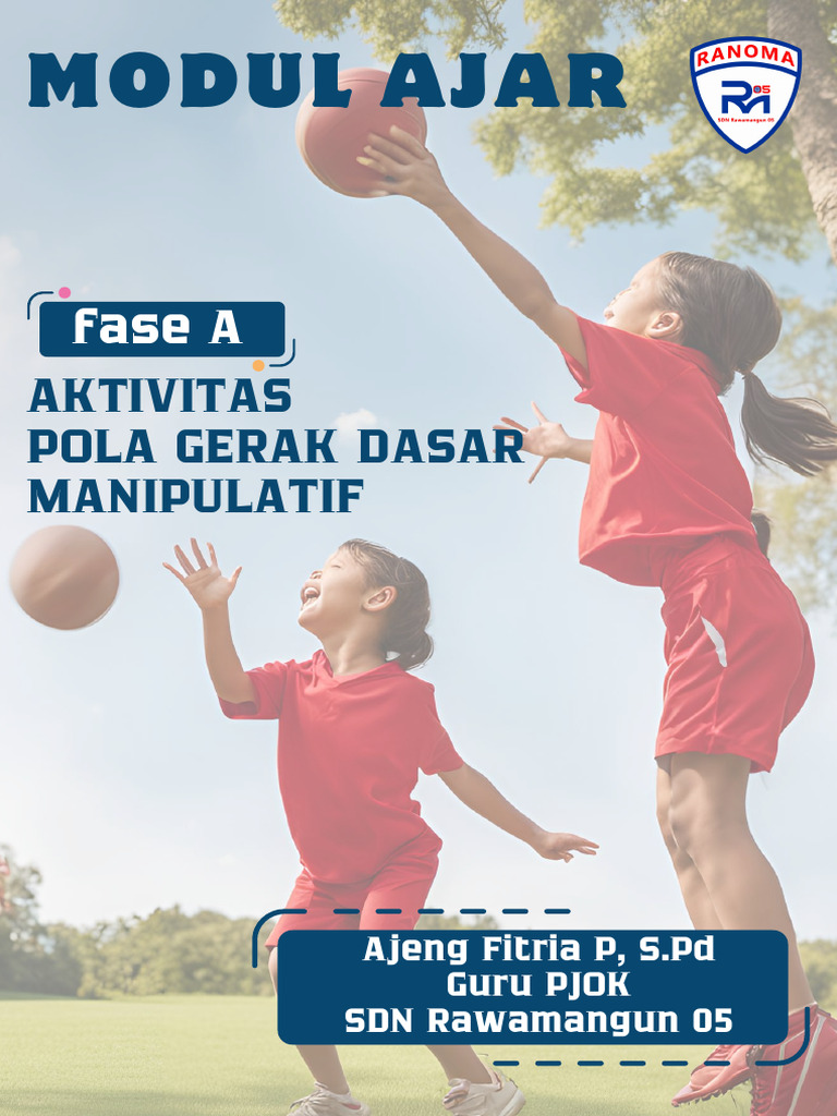 Modul Ajar Gerak Manipulatif Melempar | PDF