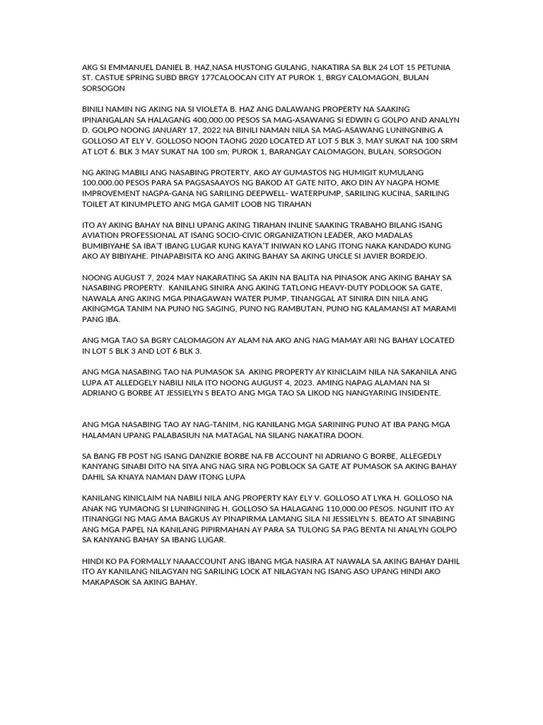 Emmanuel Daniel B Haz | PDF