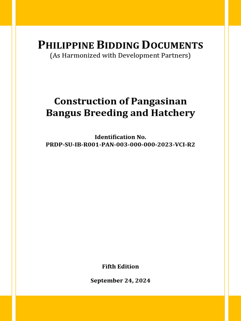 Philippine Bidding Document | PDF | Engineer | Joint Venture