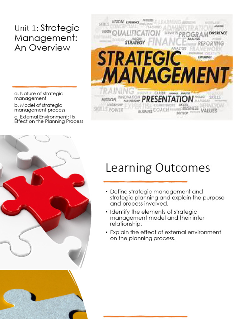 Unit 1 Strategic Management | PDF | Strategic Management | Business