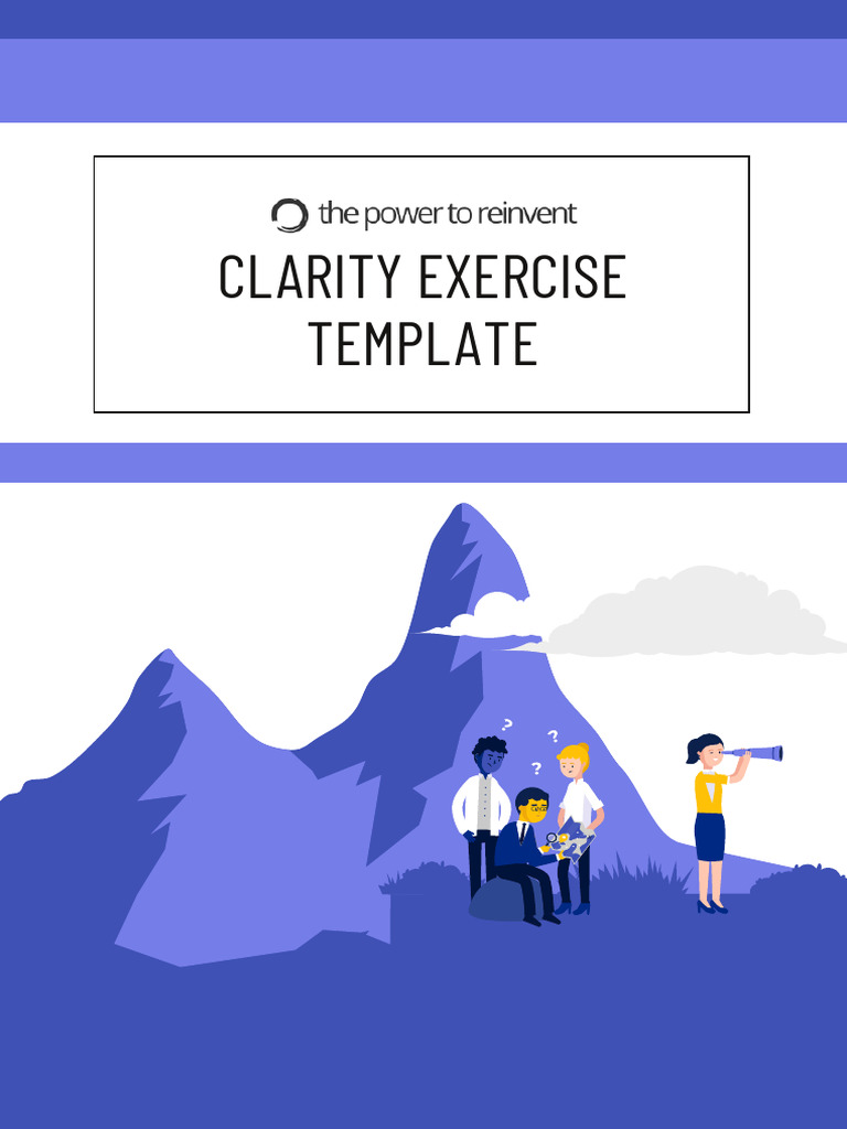 Clarity-Template-V1 | PDF | Goal | Cognitive Science