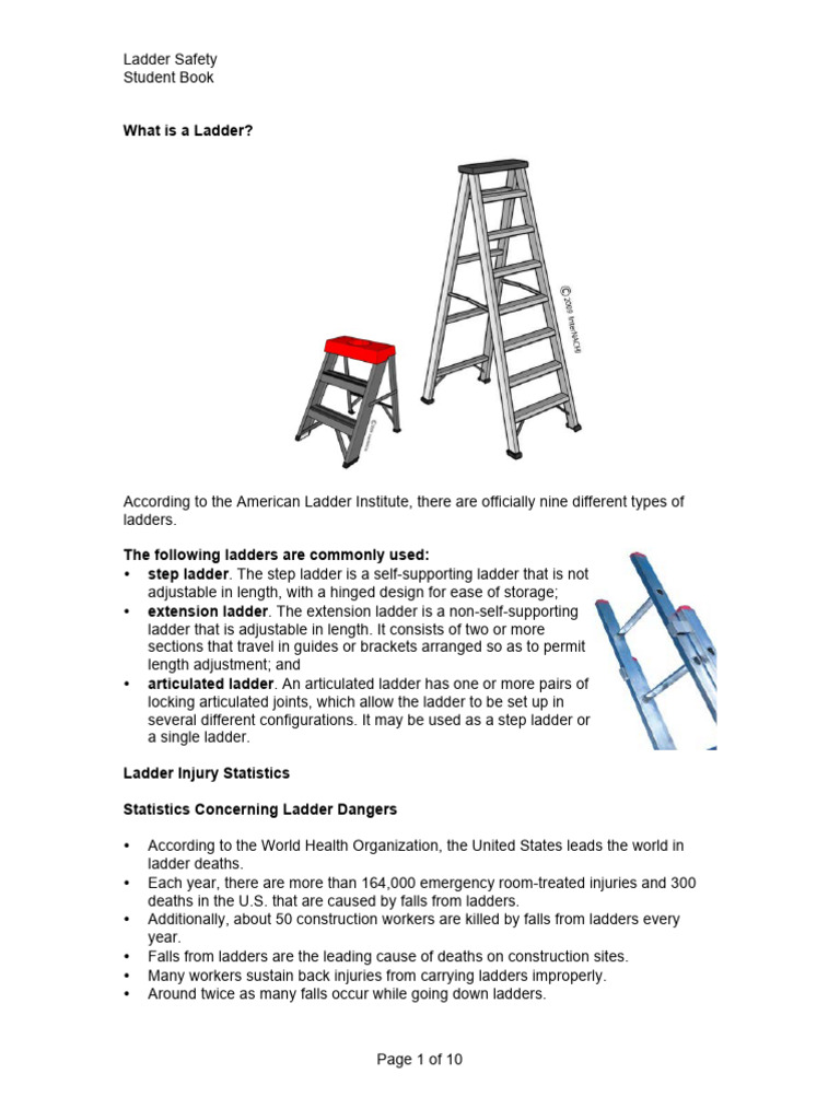 Ladder Safety | PDF | Ladder | Foot (Unit)