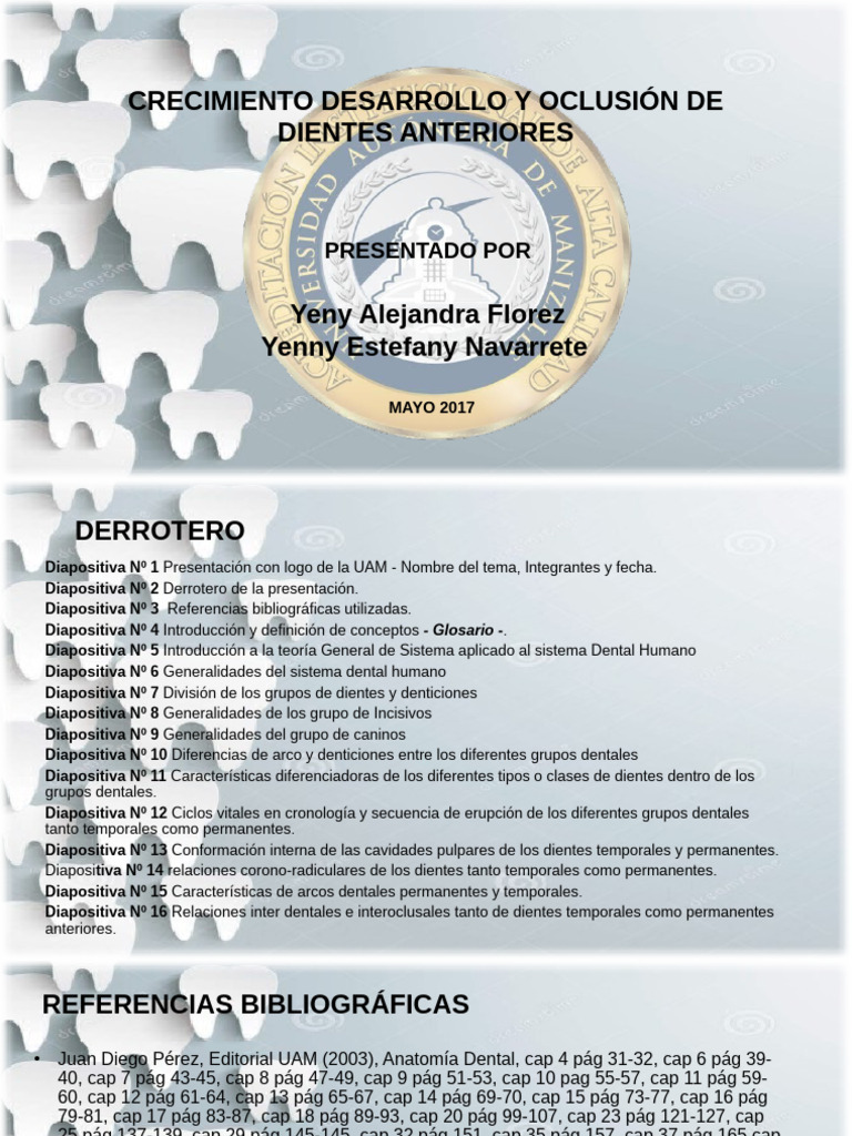 GENERALIDADES EN OCLUSION Y DEMÁS | PDF | Diente | Anatomia dental