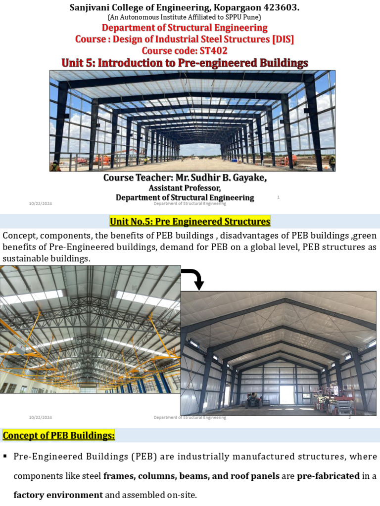 (An Autonomous Institute Affiliated To SPPU Pune) : 10/22/2024 Department of Structural ...