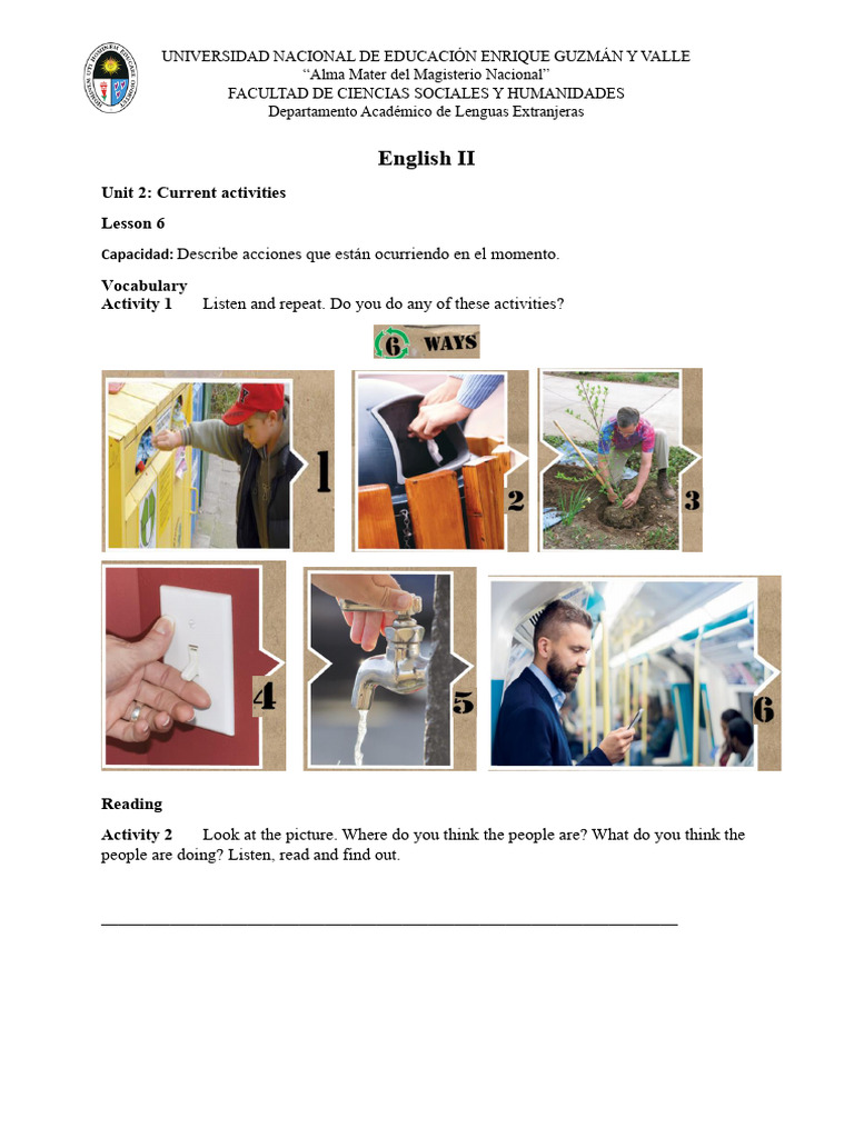 Lesson 6 (1) | PDF | Linguistics | Grammar