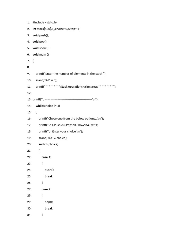 Stack | PDF | Computer Programming | Computing Stack | PDF | Computer Programming | Computing
