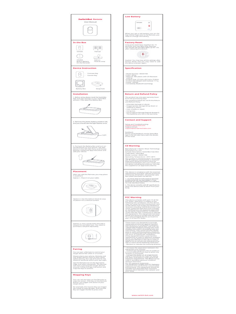 Remote User Manual | PDF | Radio | Electromagnetic Interference