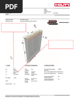 Hilti Rebar Embedment Calculation Guide | PDF | Beam (Structure ...