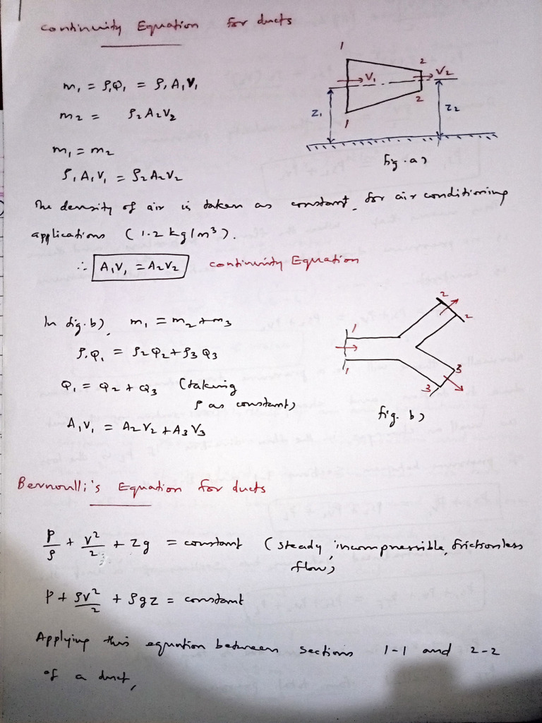 RAC M6 Continuity, Bernoullis Derivation | PDF